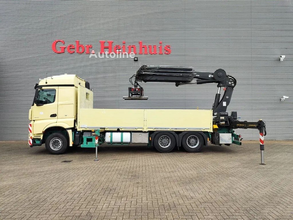 Mercedes-Benz Arocs 2645 6x4 Euro 6 Hiab XS 377 Hipro 7 x Hydr. Hiab Rotated C kamion s ravnom platformom