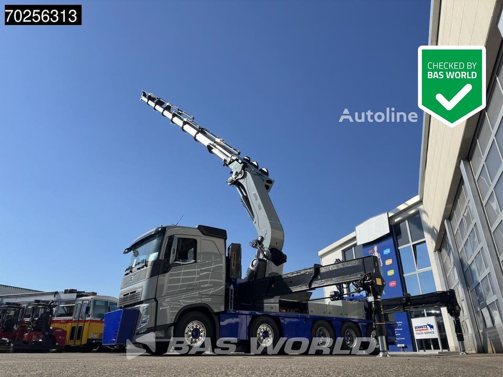Novi Volvo FH 540 10X4 NEW! Effer 2255 Kran Crane Lift-Lenkachse ACC Navi kamion s ravnom platformom