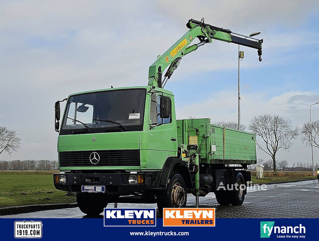 Mercedes-Benz 1317 6 CYL. CRANE kamion s ravnom platformom