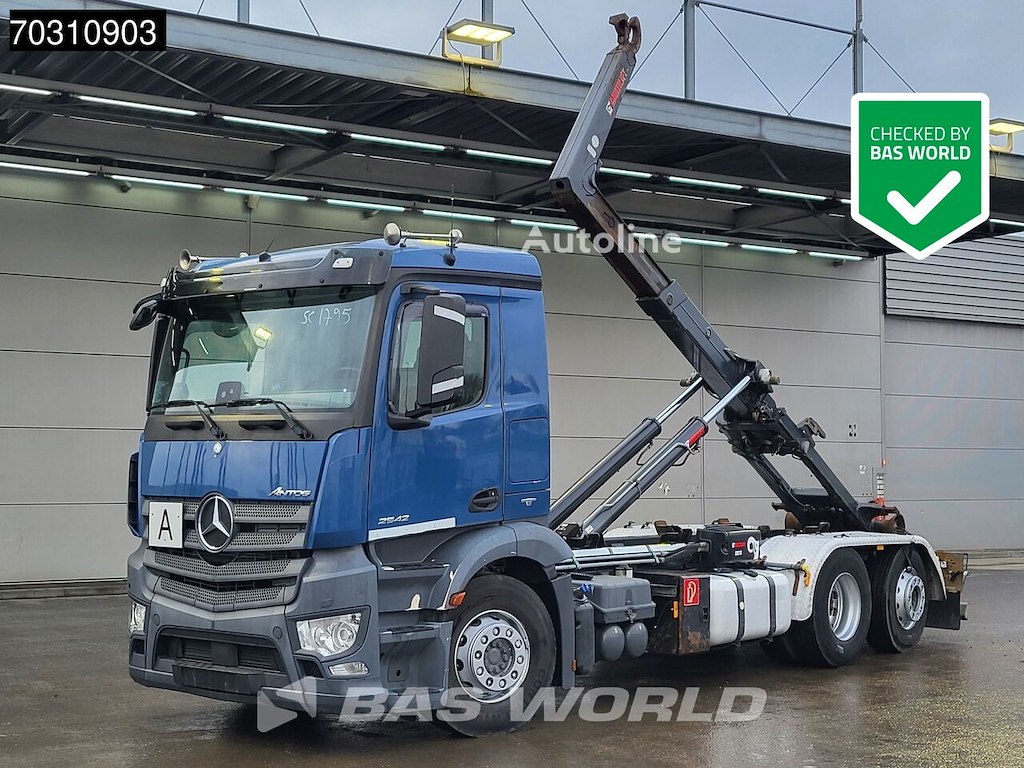 Mercedes-Benz Antos 2542 6X2 Retarder Lift+Steering Axle Euro 6 kamion rol kiper