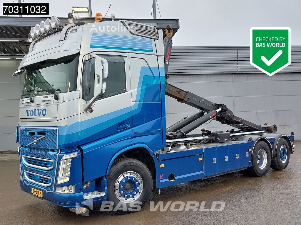 Volvo FH 500 FH 6X2 NL-Truck APK HIAB XR26S59 containersysteem Lift+st kamion rol kiper