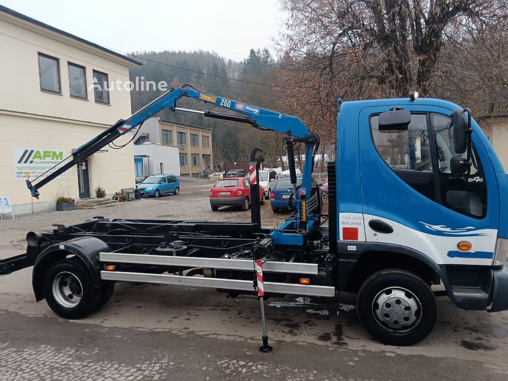 Avia D 90 L Hooklift + Crane kamion rol kiper