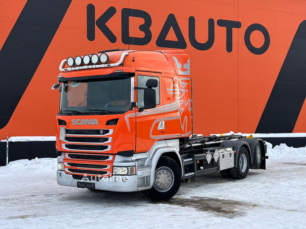 Scania R 490 6x2*4 HIAB XR 21 ton / L=5300 mm kamion rol kiper