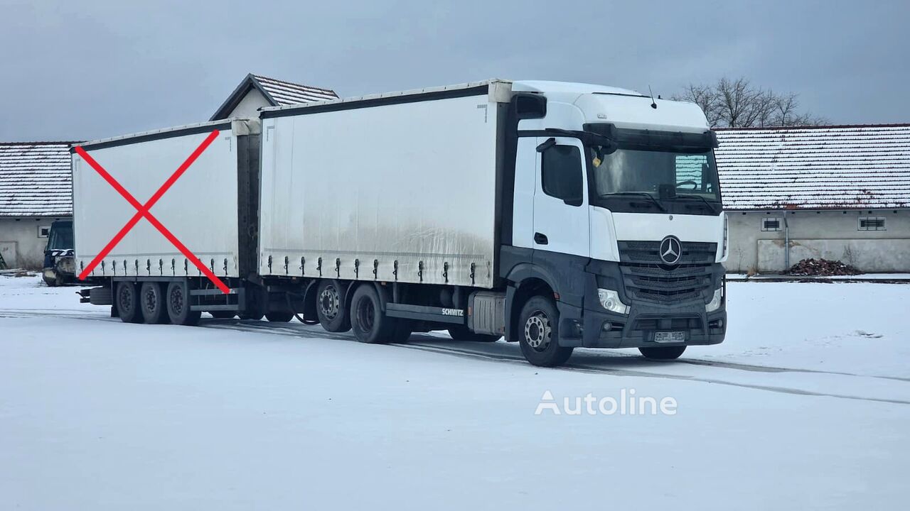 Mercedes-Benz Actros 2548 kamion sa klizna zavesa cerada