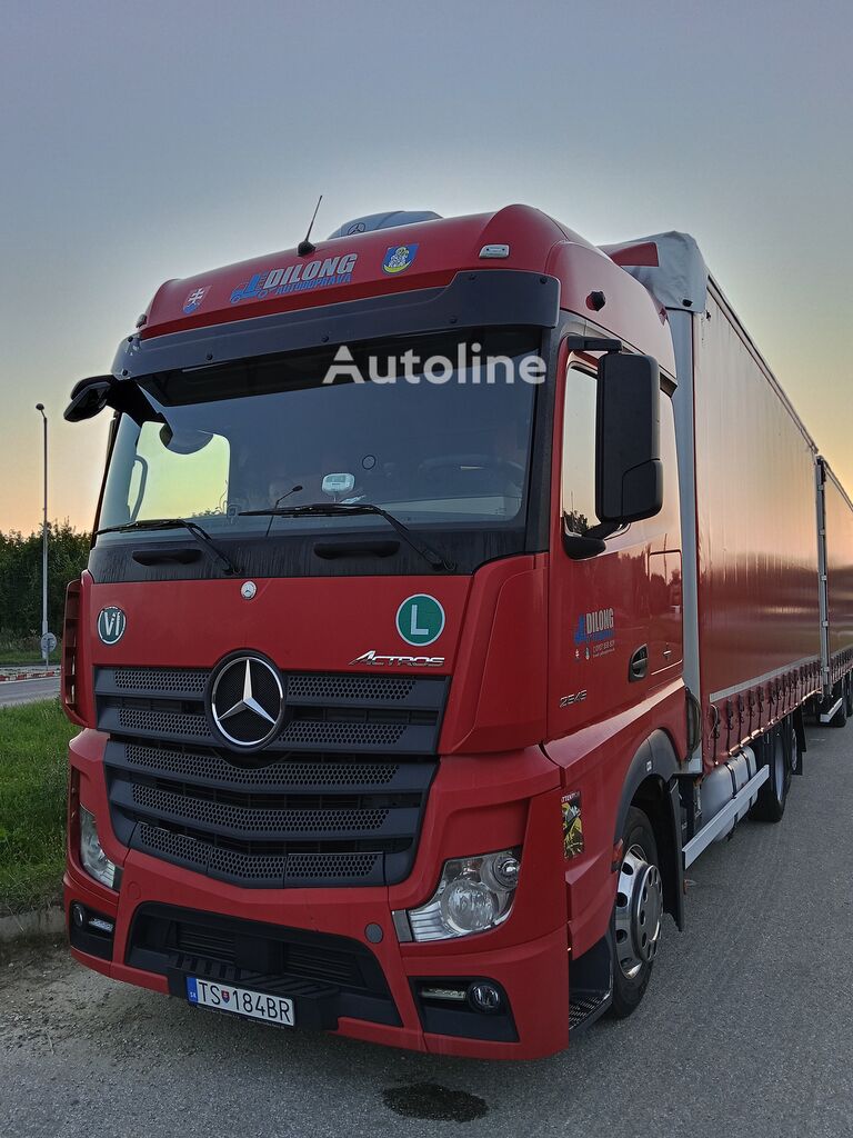 Mercedes-Benz Actros 2545 kamion sa klizna zavesa cerada + prikolica sa kliznom ceradom
