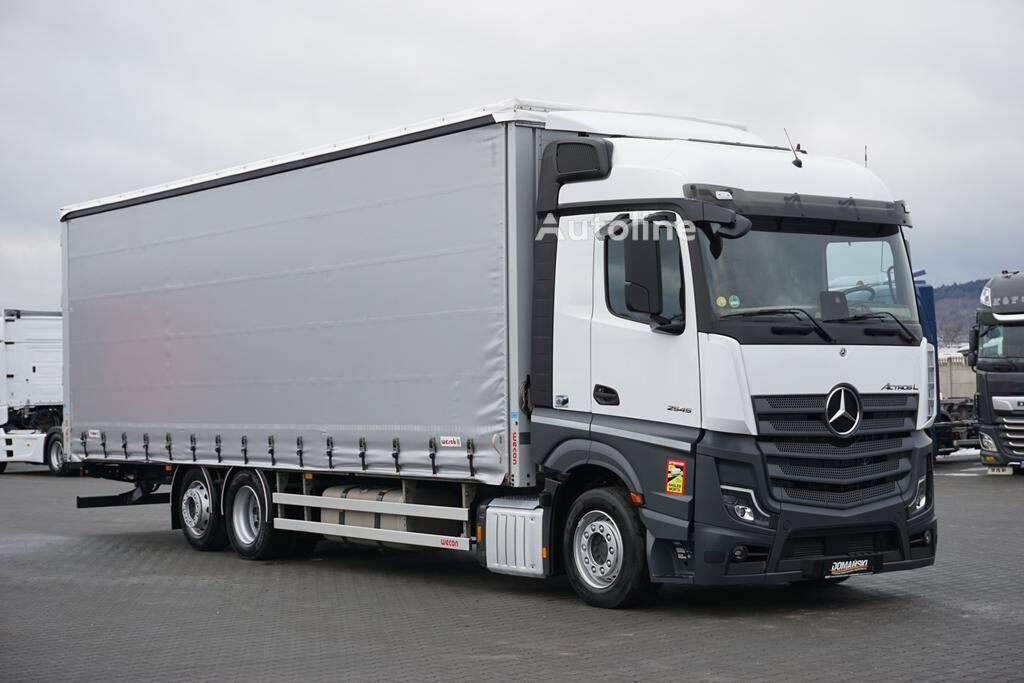 Mercedes-Benz ACTROS L / 2545 / E 6 / MP 5 / FIRANKA / 23 PALETY / DŁ. 9,5 M kamion sa klizna zavesa cerada