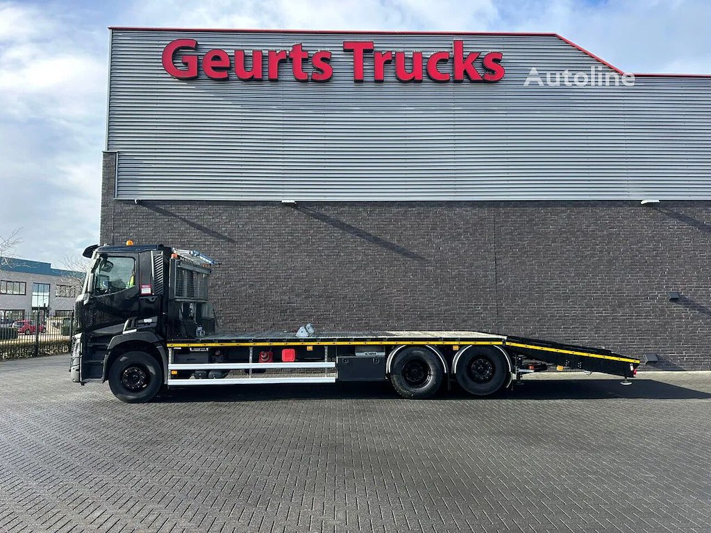 Renault C 440 6X2 OPRIJWAGEN/MACHINE TRANSPORTER/PLATEAU/ autotransporter