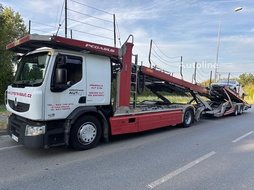 Renault Premium 460 autotransporter + prikolica autotransportera