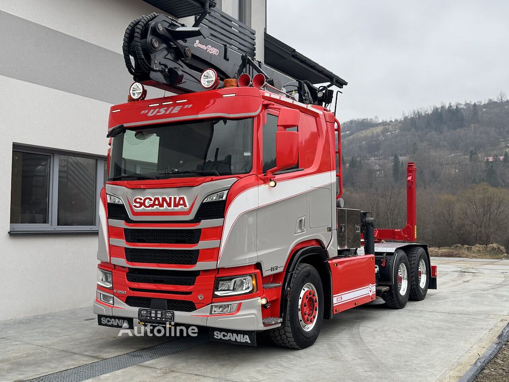 Scania R650 kamion za prevoz drva