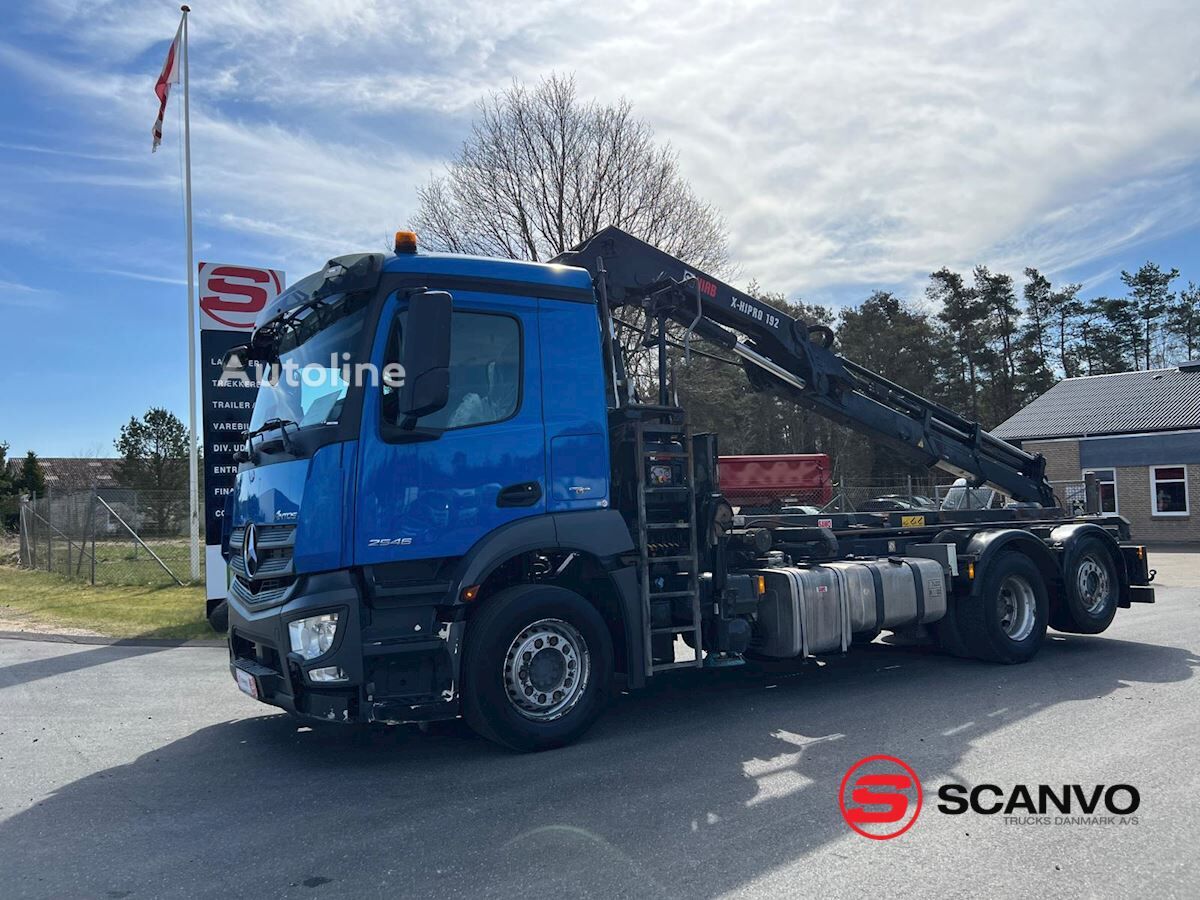 Mercedes-Benz Antos 2546 - Hiab 192 E kran kamion sa kukom za podizanje tereta