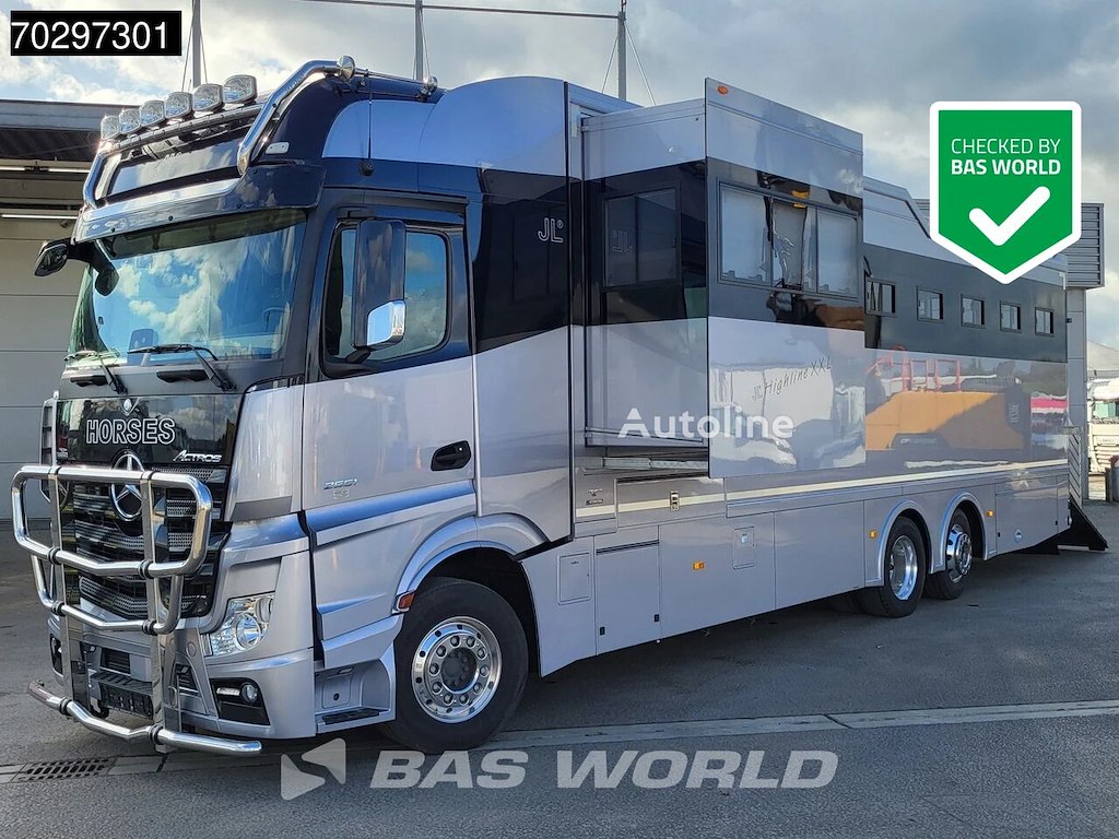 Mercedes-Benz Actros 2551 6X2 MARGIN VEHICLE! Pferdetransport Horse truck + Li kamion za prevoz konja