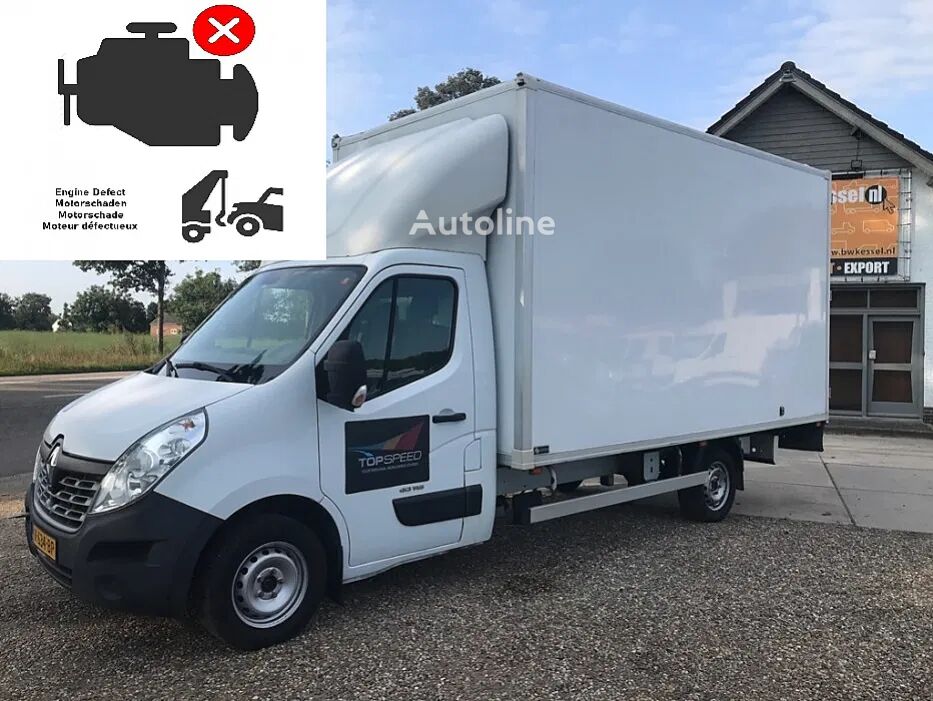 Renault Master 2.3 dCi 145 Euro 6 Bakwagen Koffer MOTOR SCHADE kamion furgon < 3.5t