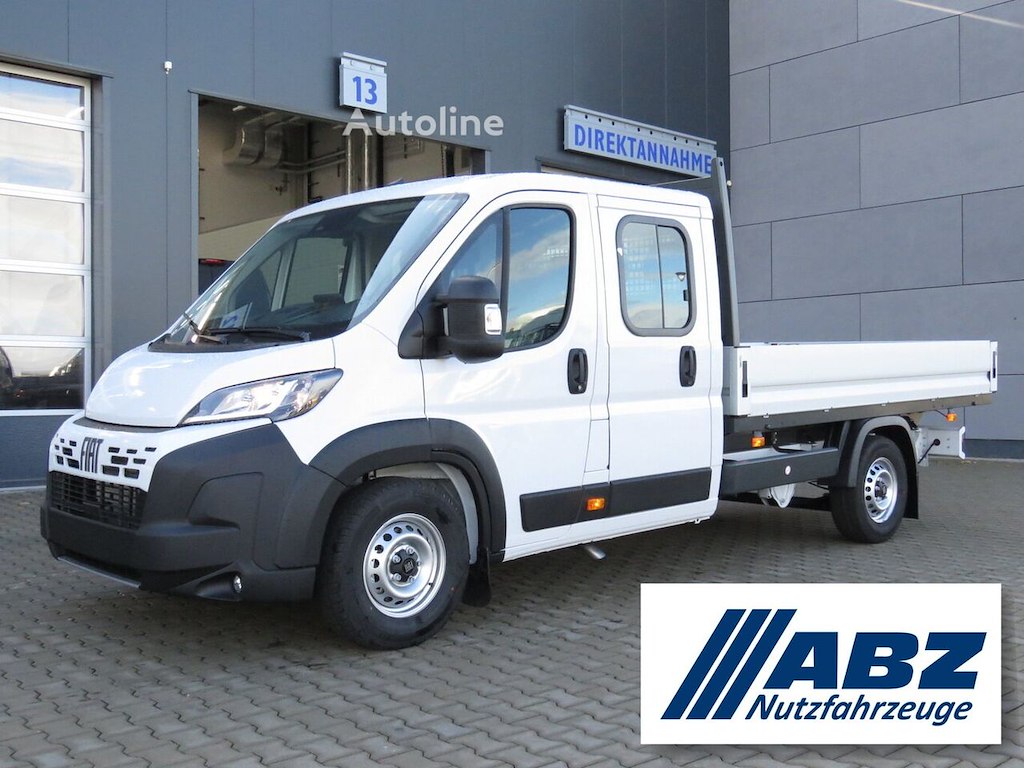 Novi Fiat Ducato Maxi 35 Doka L4 140 / AHK + 10-Zoll-Navi kamion s ravnom platformom < 3.5t