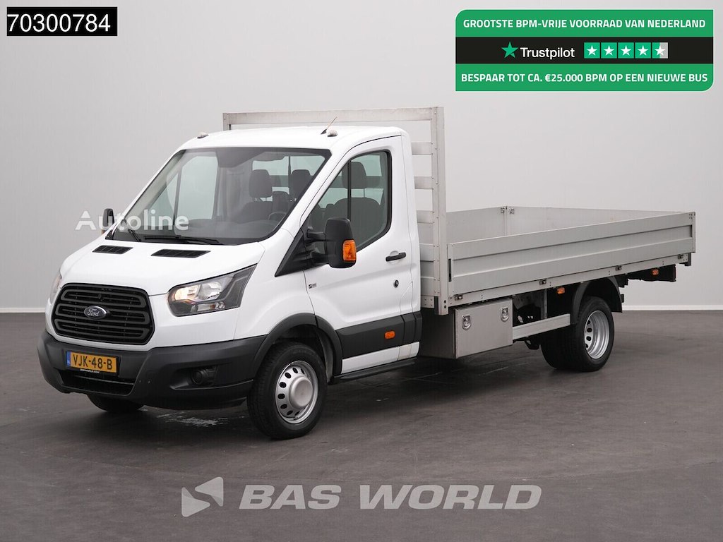 Ford Transit 130pk Dubbellucht 421cm Open Laadbaak Trekhaak Airco Cru kamion s ravnom platformom < 3.5t