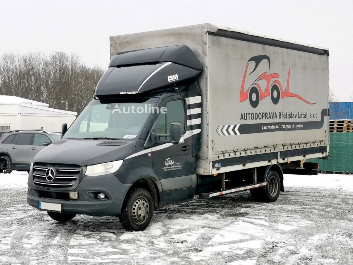 Mercedes-Benz Sprinter 519 shrnovací 10pal/klima/3,5t kamion s ceradom < 3.5t