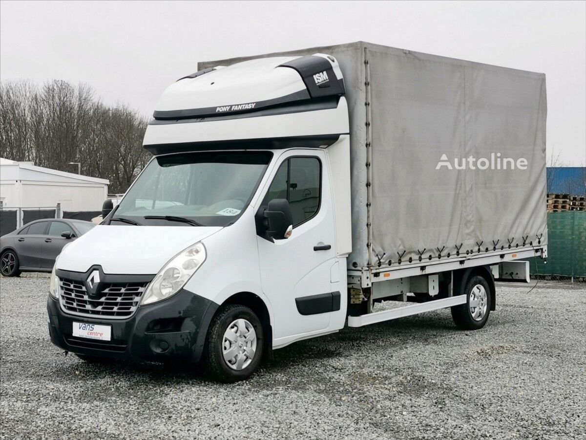 Renault Master 130DCI valník 8palet/měchy/ČR kamion s ceradom < 3.5t
