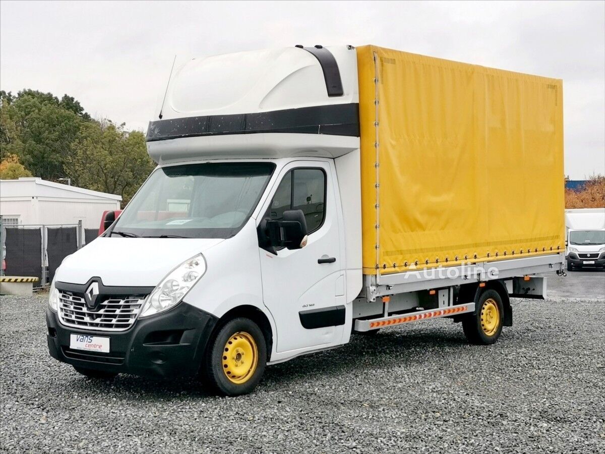 Renault Master 165DCI valník 8palet/klima/ČR kamion s ceradom < 3.5t