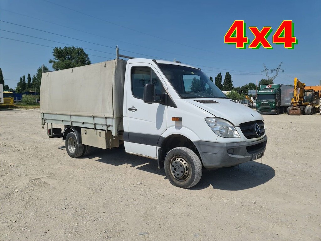 Mercedes-Benz Sprinter 519 CDi 4x4 - Pritsche+Plane kamion s ceradom < 3.5t