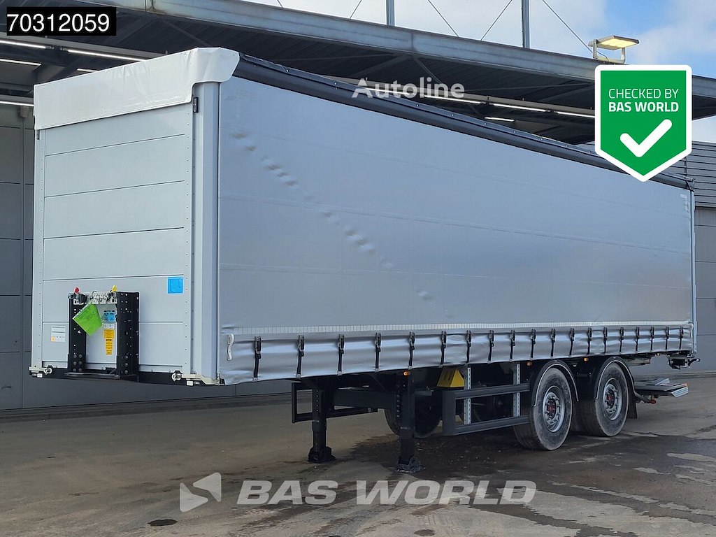 Nova System Trailers LPRS18 NEW Taiilgate Lift+Steeringaxle Hardwood floor SAF poluprikolica sa kliznom ceradom