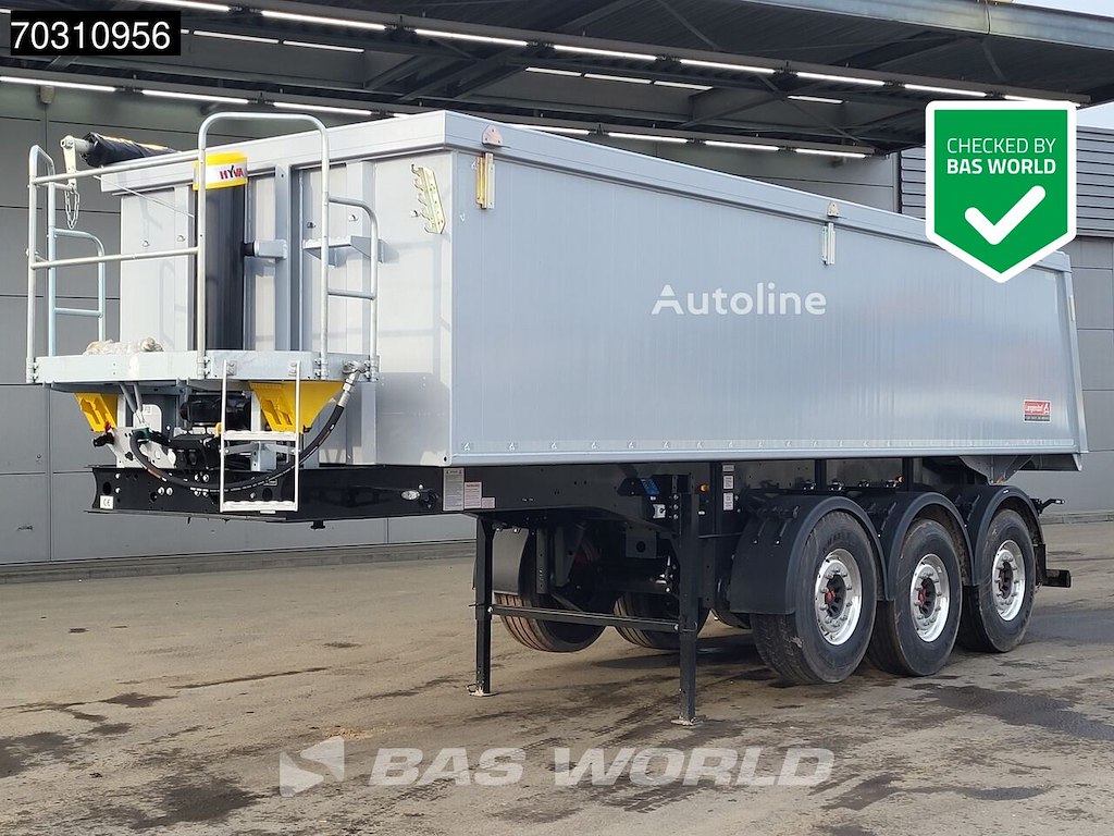 Nova Langendorf SKA 24/31 NEW ALU Lift Axle 25m3 poluprikolica kipera