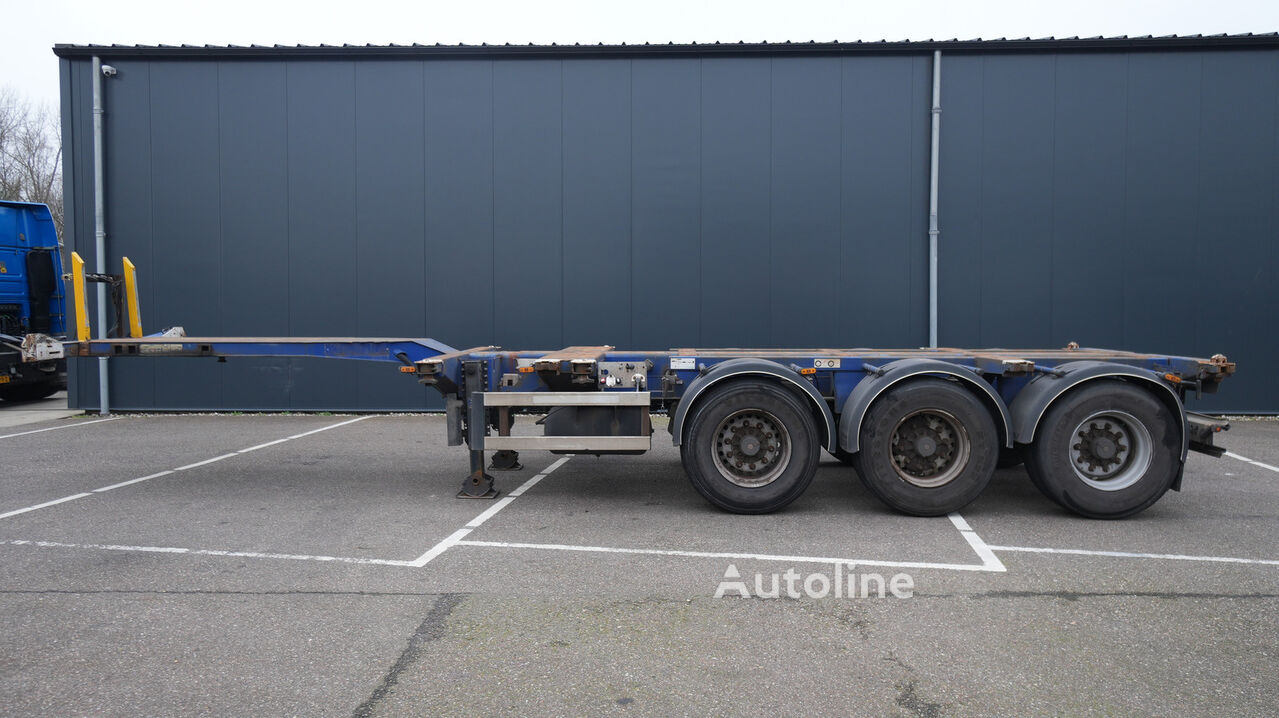 D-Tec FT-43-03-V Flexitrailer multi container chassis extendable poluprikolica za prevoz kontejnera