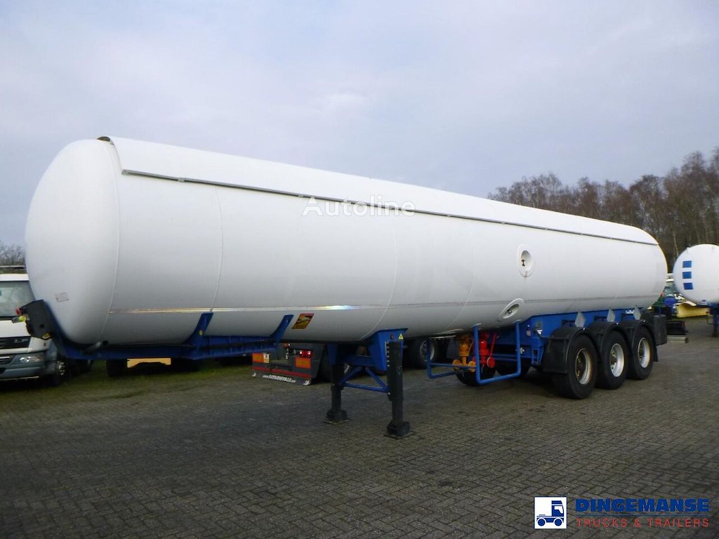 Tank TCSA Gas steel 44 m3 / 1 comp poluprikolica cisterna za gas