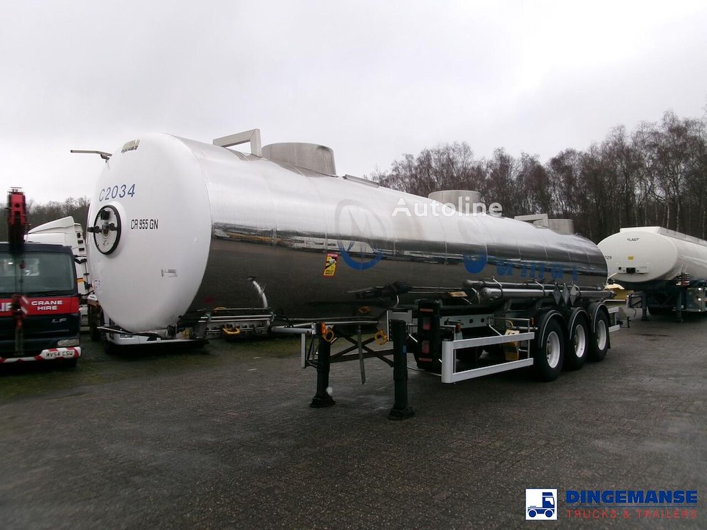Magyar Chemical tank inox 22.5 m3 / 1 comp cisterna za prevoz hemikalija