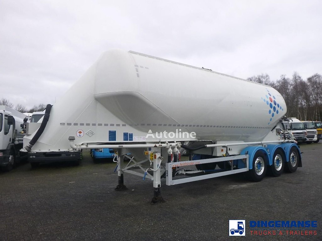 Feldbinder Powder tank alu 36 m3 / 1 comp cisterna za prevoz cementa