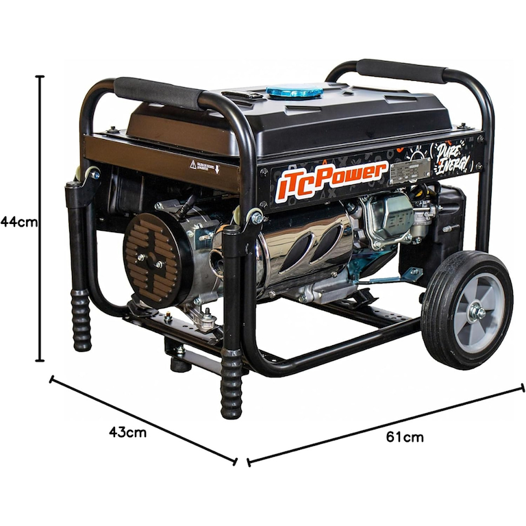 ITCPower – Benzinski agregat 3,0 kW, 230 V – GG3300F
