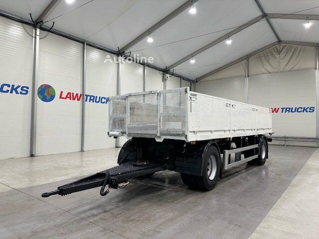 MTE Turntable Dropside Drawbar Trailer prikolica sa ravnom platformom