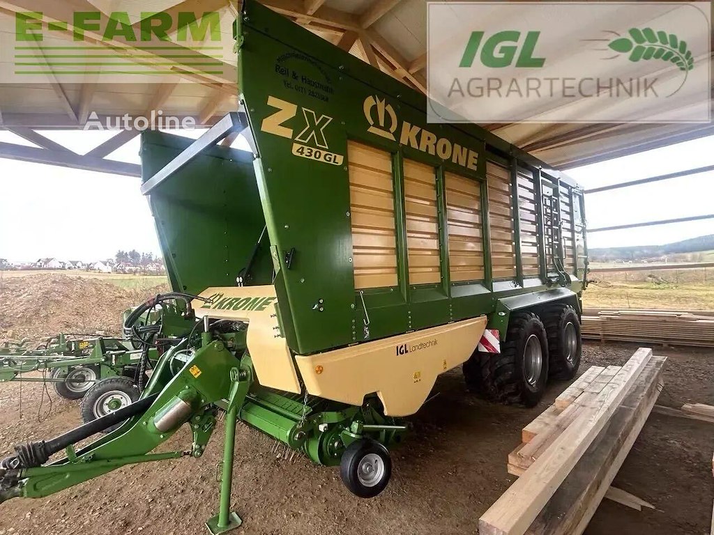 Krone zx 430 gl prikolica platforma