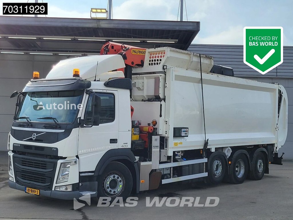 Volvo FM 420 FM 8X2 Palfinger PK23501 Kran Crane VDL Translift Lift+St kamion za smeće