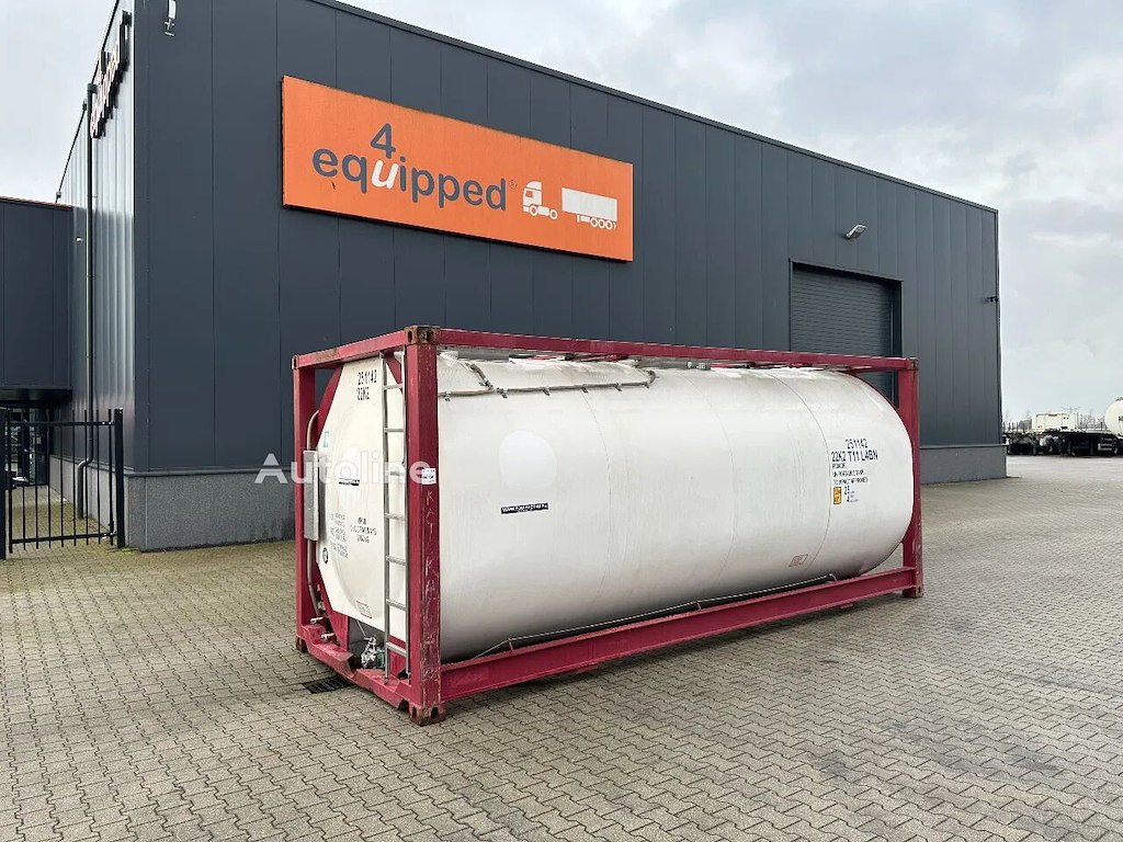 CIMC tankcontainers 20FT ISO / 25.040L / L4BN / T12 / steam heating / rezervoar-kontejner 20 stopa