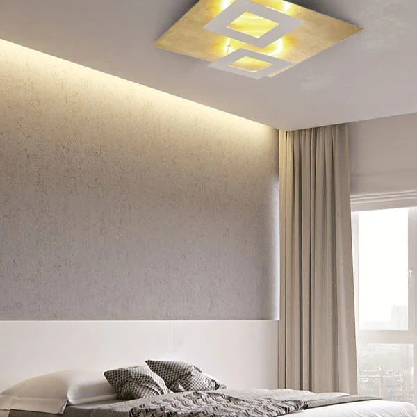 Mantra Dalia plafonska lampa led 48W 3000K bela zlatna