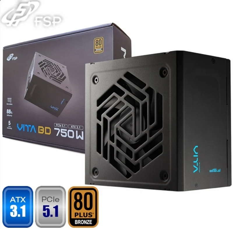 NAPAJANJE 750W FSP VITA BD, ATX3.1, PCIE 5.1, 80+ BRONZE, PPA7508001