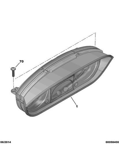 1617438580 instrument tabla za Citroen Jumper Combi (06.2006->) kamiona