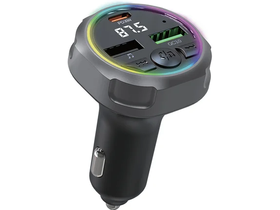 FM modulator Superior C63 QC 3.0 PD 30W crni