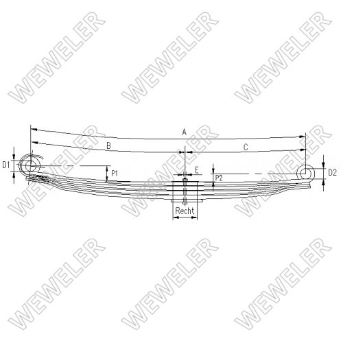 Mercedes-Benz Mercedes 3390000 Weweler gibanj za Mercedes-Benz kamiona