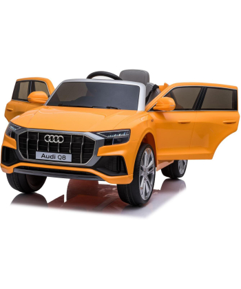 Audi Q8 automobil na akumulator za decu orange/red