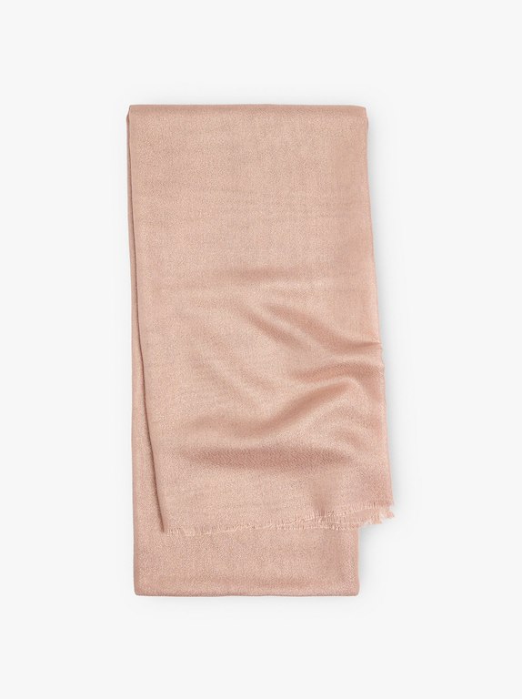 CEREMONY SCARF WITH METALLIC THREAD