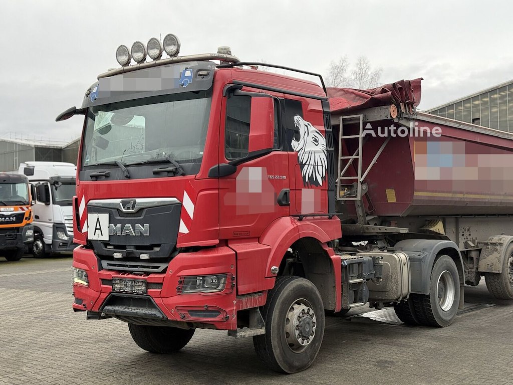 MAN TGS 18.510 4x4 EURO6 CIĄGNIK SIODŁOWY Z HYDRAULIKĄ WYWROTU tegljač