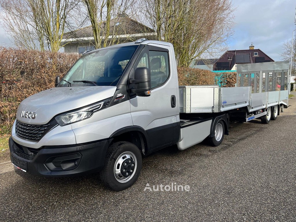 IVECO Daily 35C18 / 50c18 Hi matic , Be trekker + be oplegger , 1800 k tegljač + poluprikolica sa niskom platformom