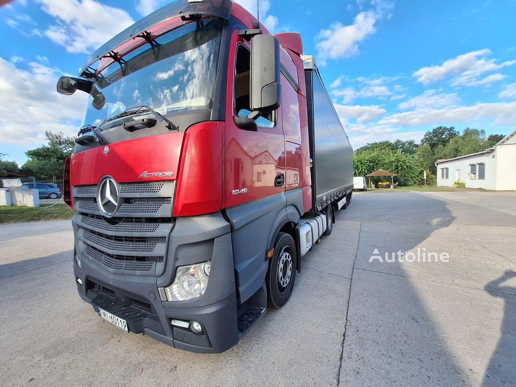 Mercedes-Benz Actros 1845 tegljač + poluprikolica sa kliznom ceradom