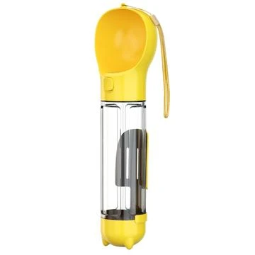 SH-01 PORTABLE MULTIFUNCTIONAL DOG WATER BOTTLE WITH POOP BAG DISPENSER
