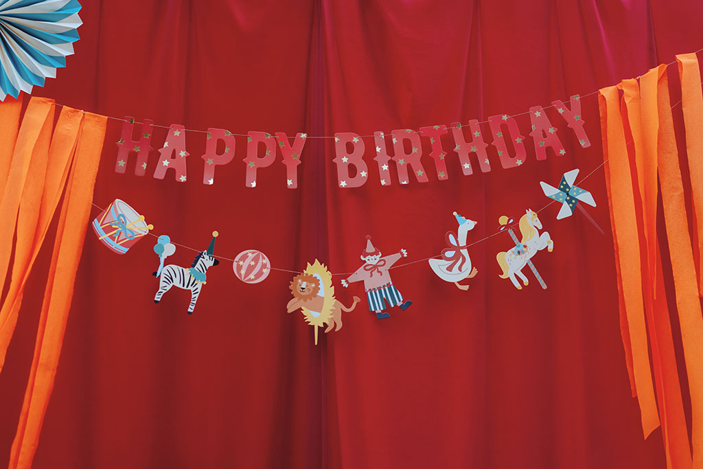 BANER CIRKUS HAPPY BIRTHDAY – 275CM