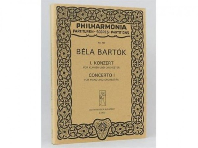 BELA BARTOK. Tanz-Suite. Dance Suite. Suite de Danses.