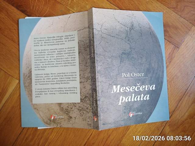 POL OSTER, MESEČEVA PALATA
