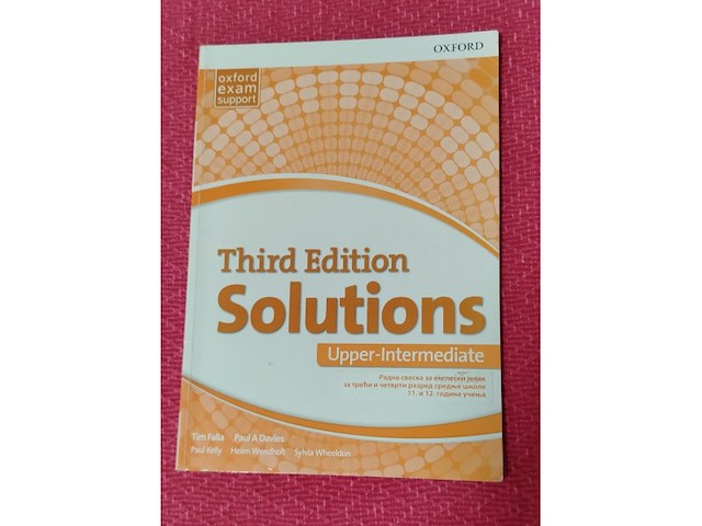 Third Edition Solutions radna sveska
