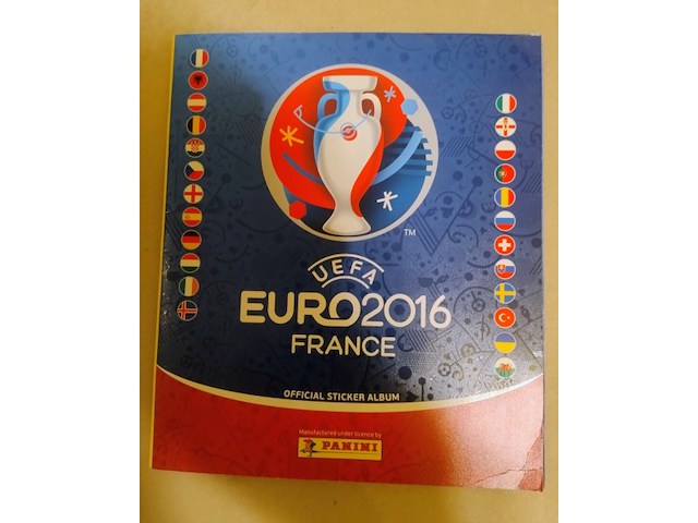 ALBUM ZA SLIČICE UEFA EURO 2016 FRANCE -  PANINI