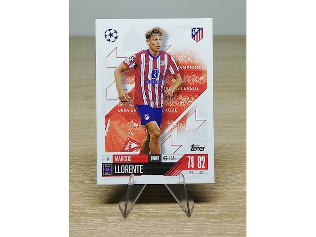 Match Attax 2024/25 114 Marcos Llorente